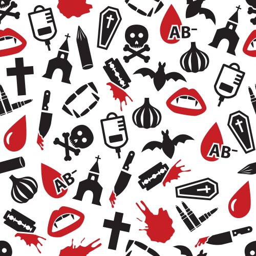 Vampire Seamless Vector Images (over 2,600)