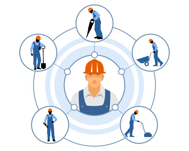 Set of icons pictograms industrial safety Vector Image