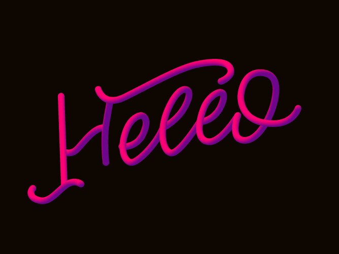 Hand drawn lettering poster Royalty Free Vector Image