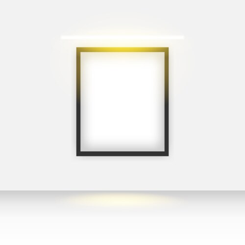 Mockup single poster banner design template Vector Image