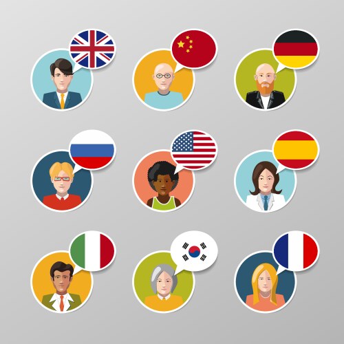 English Speaking Vector Images (over 6,400)