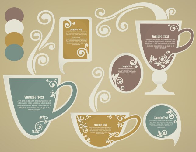 Vintage Tea Cups Vector Images (over 23,000)