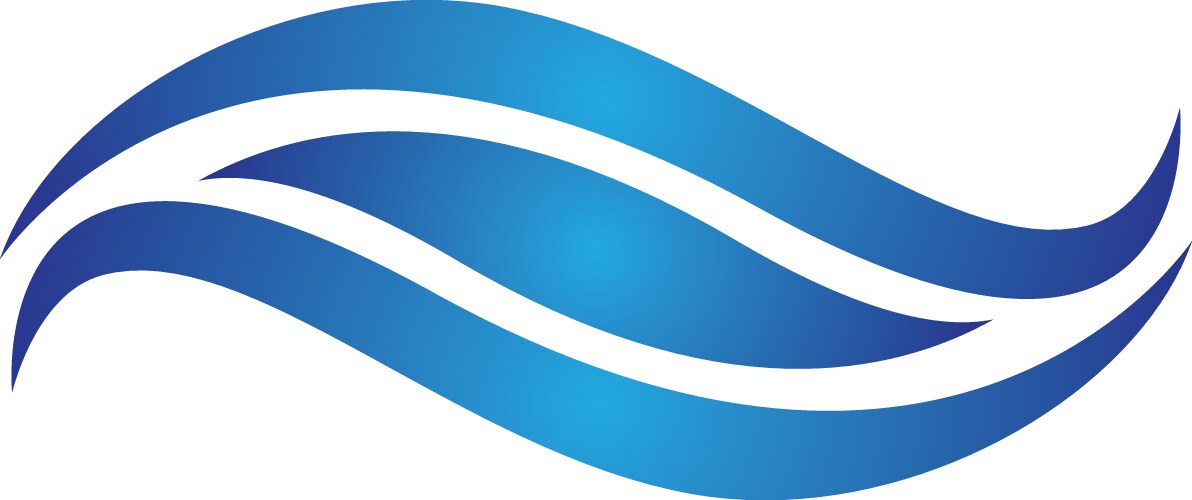 Wave symbol design Royalty Free Vector Image - VectorStock