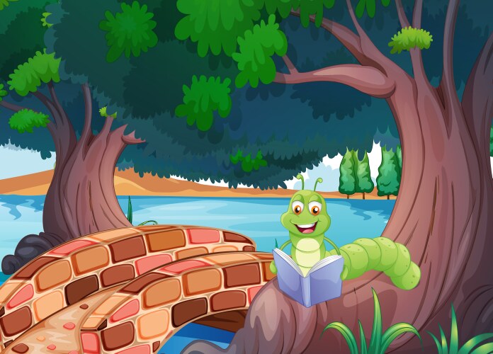 Book Reading Worm Vector Images (over 510)