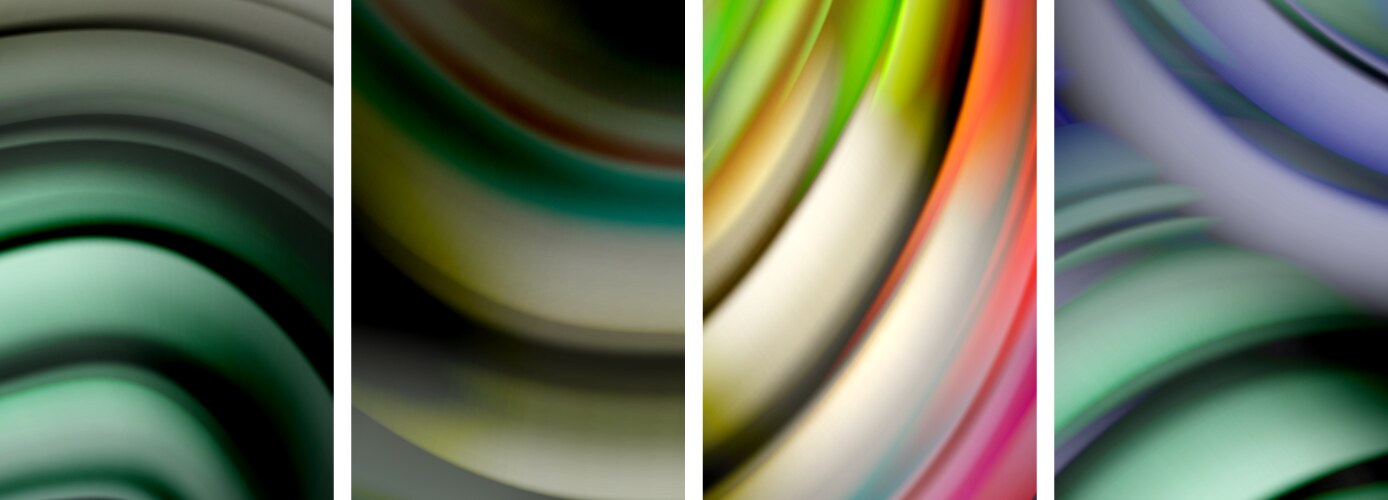 Blurred color line backgrounds Royalty Free Vector Image