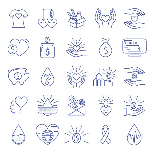Consumer behavior concept icons set Royalty Free Vector