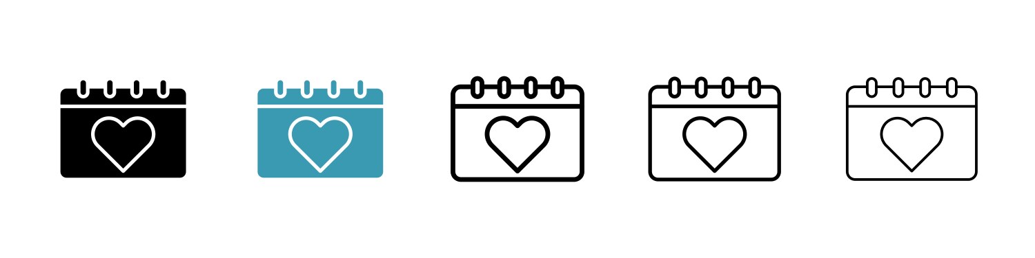 Special event icon set timeline symbol Royalty Free Vector