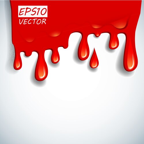 Blood frame Royalty Free Vector Image - VectorStock