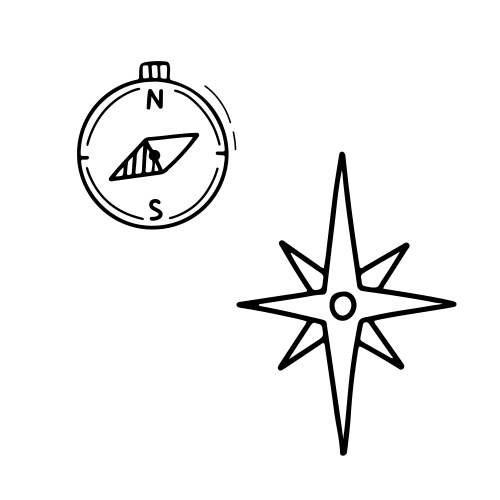 Compass Outline Vector Images (over 32,000)