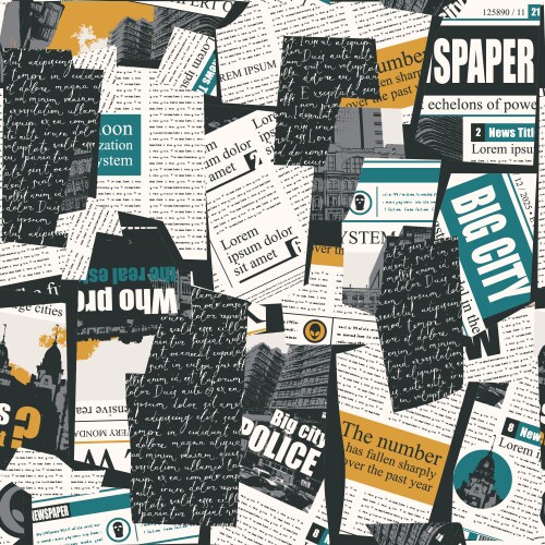 Newspaper border Royalty Free Vector Image - VectorStock