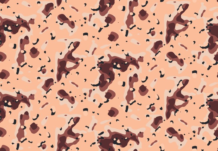 Classic desert camouflage pattern Royalty Free Vector Image