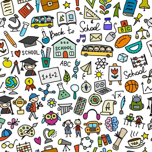 Back to school icons for your design Royalty Free Vector