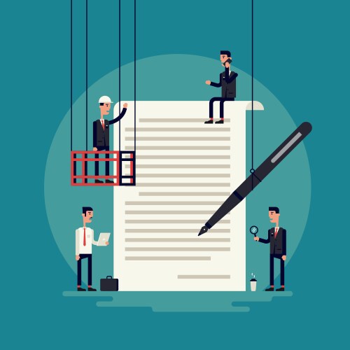 Claim form isometric Royalty Free Vector Image