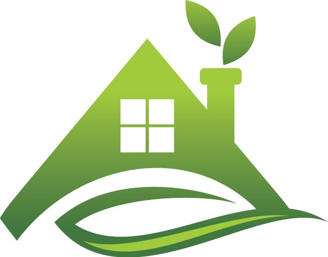 Eco town logo icon design Royalty Free Vector Image