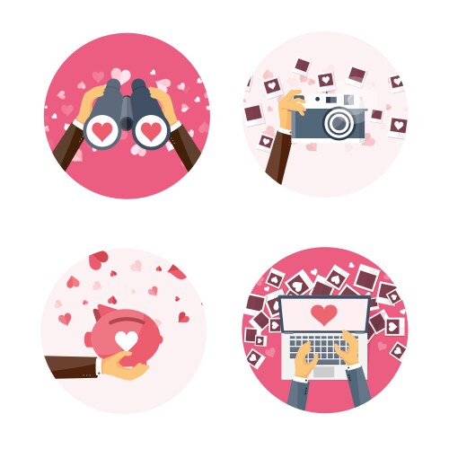 Heart with a manometer on white background Vector Image