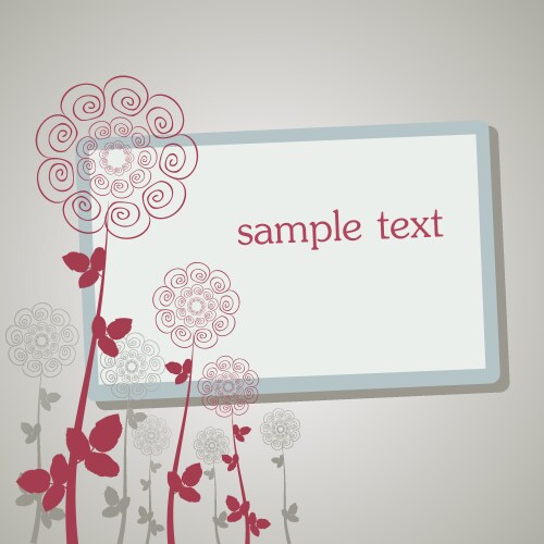 Wallpaper frame Royalty Free Vector Image - VectorStock