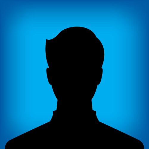 Male profile picture Royalty Free Vector Image