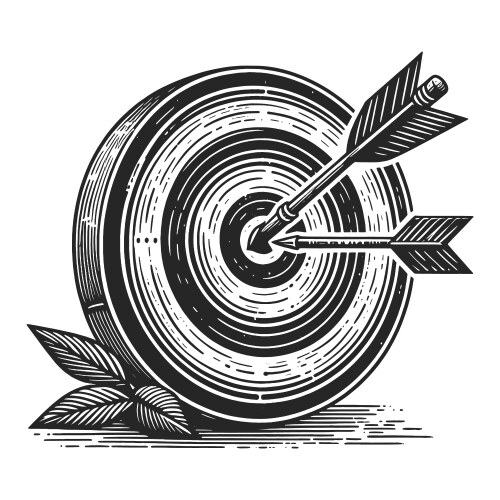 Bullseye Arrow Vector Images (over 8,600)