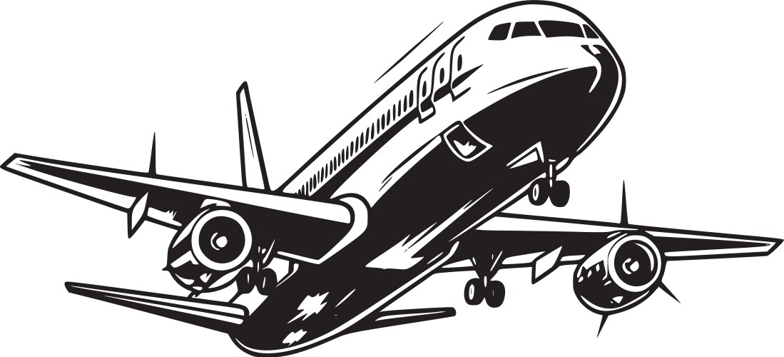 Plane Profile Vector Images (over 1,900)