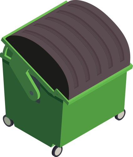 Trash and waste concept Royalty Free Vector Image