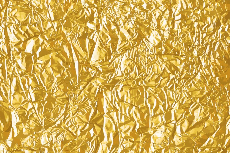 Gold foil texture Royalty Free Vector Image - VectorStock