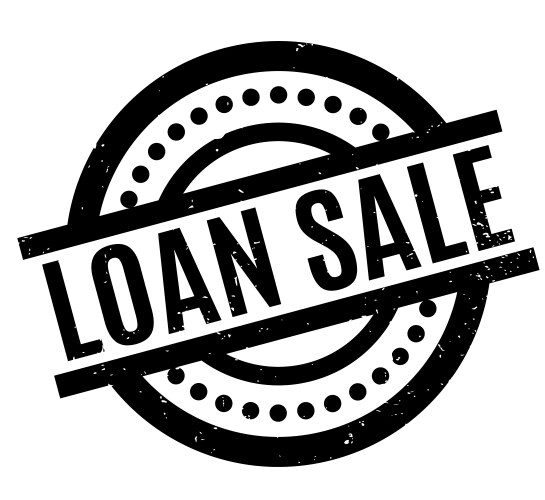 Loan sale rubber stamp Royalty Free Vector Image