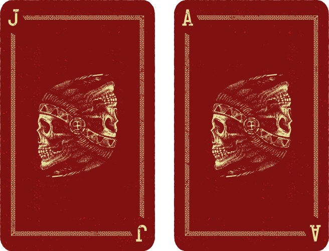Playing cards design Royalty Free Vector Image