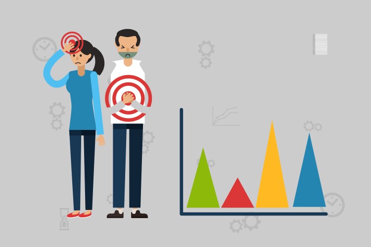 Business process and teamwork concept Royalty Free Vector