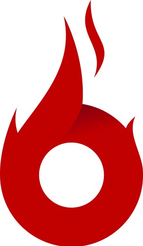 Blank fire department logo base Royalty Free Vector Image