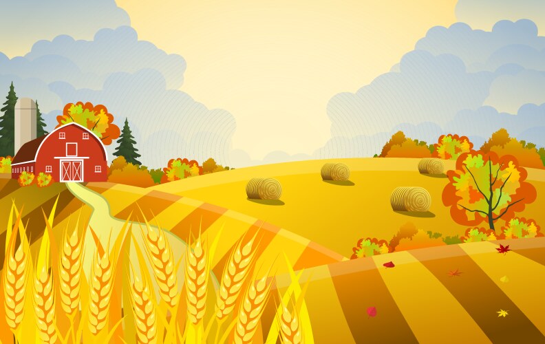 Cartoon Farm Scene Vector Images (over 10,000)