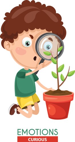 Angry kid emotion Royalty Free Vector Image - VectorStock