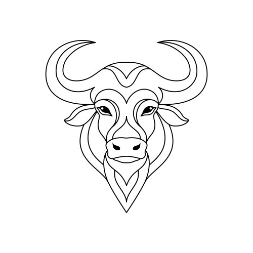 Ox Outline Vector Images (over 2,900)