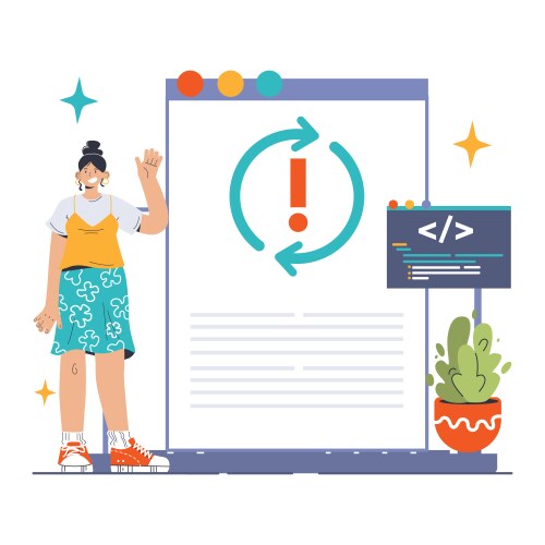 Software testing code and debugging Royalty Free Vector Software testing code and debugging Royalty Free Vector
