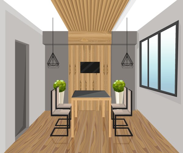 Dining Table Chair Plan Vector Images (over 460)