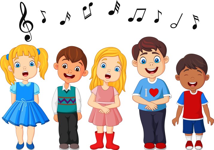 Children choir Vector Images & Graphics for Commercial Use | VectorStock