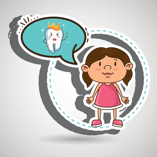 Emoticon with missing teeth Royalty Free Vector Image