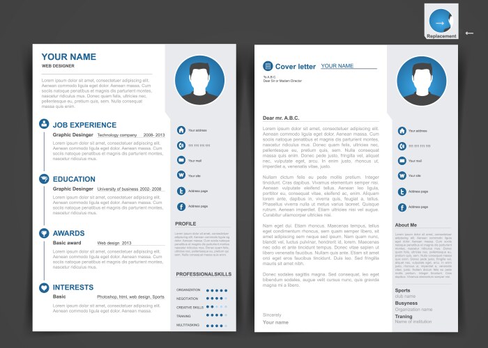 Cv Template Vector Images (over 6,400)