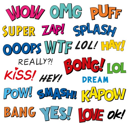 Comic sound effect Royalty Free Vector Image - VectorStock