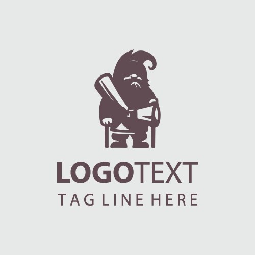 Dwarf logo Royalty Free Vector Image - VectorStock