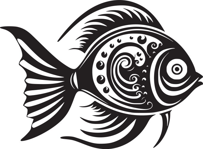 Fish Black and White Vector Images (over 180,000)
