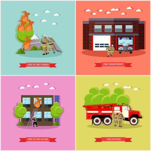 Fire Safety Posters Vector Images (over 1,700)