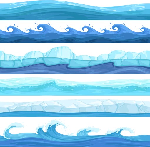 Water fall Royalty Free Vector Image - VectorStock