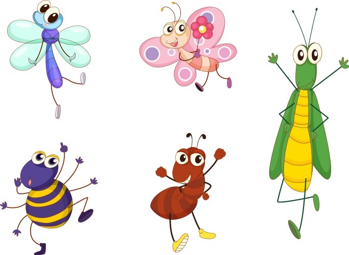 Cartoon Insects Vector Images (over 77,000)