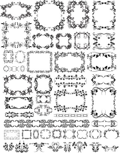 Floral Frame Flower Border Vector Images (over 180,000)