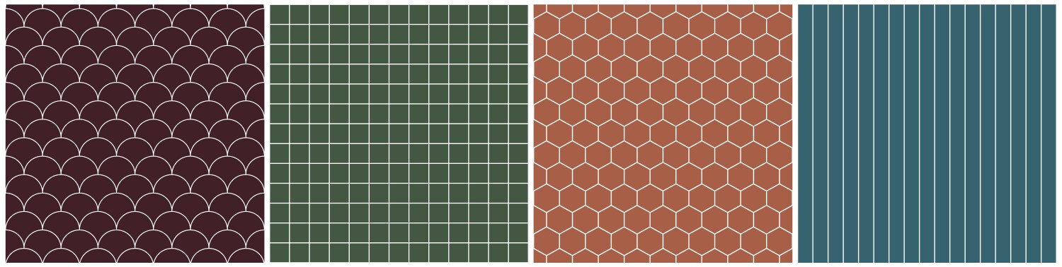 Two elegant seamless patterns Royalty Free Vector Image