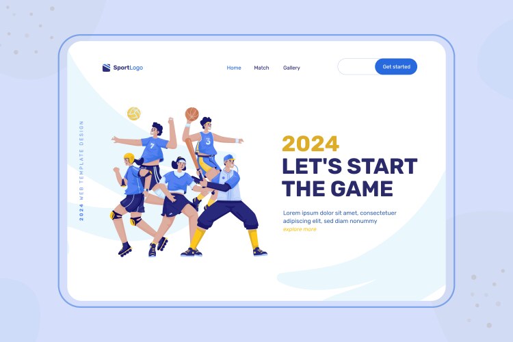 Daily routine sport workout activity design Vector Image