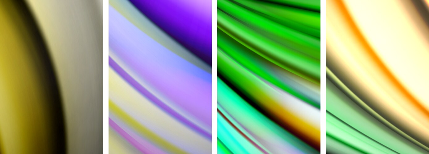 Blurred color line backgrounds Royalty Free Vector Image