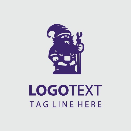 Dwarf logo Royalty Free Vector Image - VectorStock