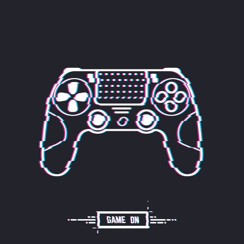 Gamepad neon banner Royalty Free Vector Image - VectorStock
