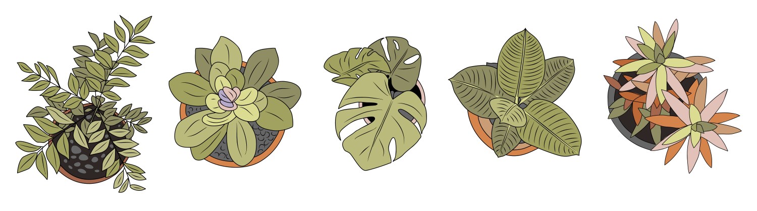 Cartoon House Plan View Vector Images (over 1,100)